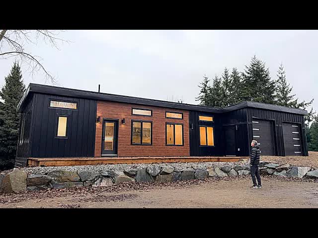 Inside the steel frame prefab home that's full of surprises!