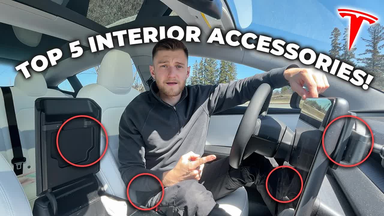 Top 5 Tesla 3/Y interior accessories to buy in 2025! (Must have)
