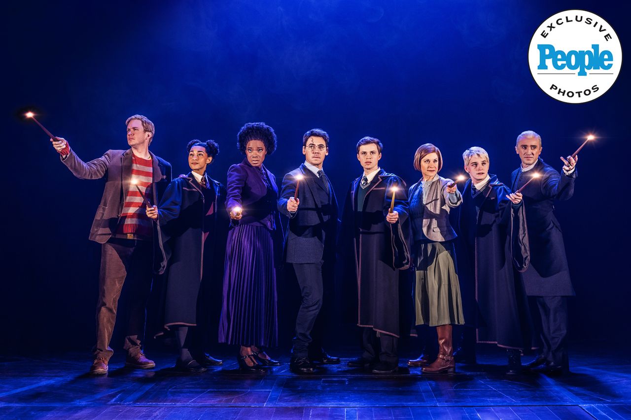 Tom Felton makes magic in new production photos from Broadway's "Harry ...