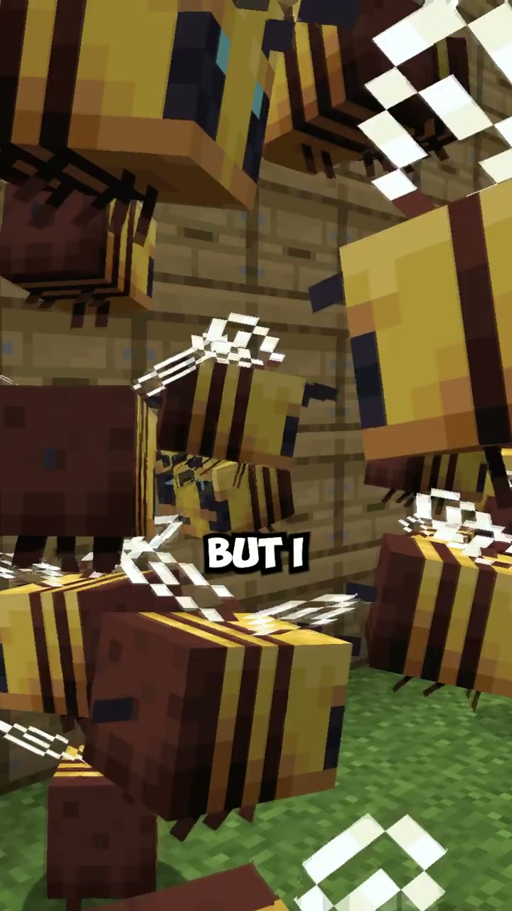 Minecraft madness: too many bees!