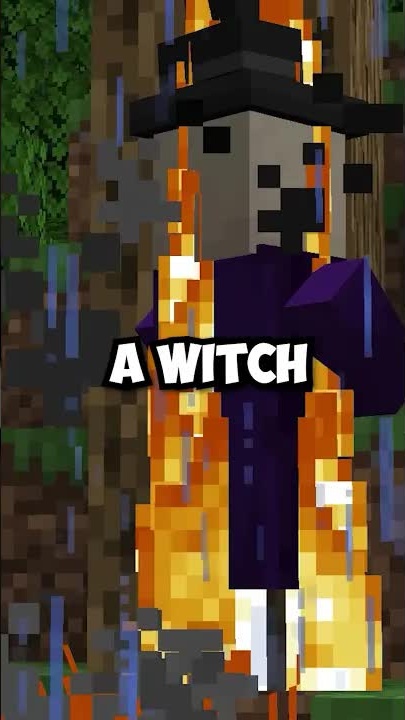 Villagers turned witches in Minecraft