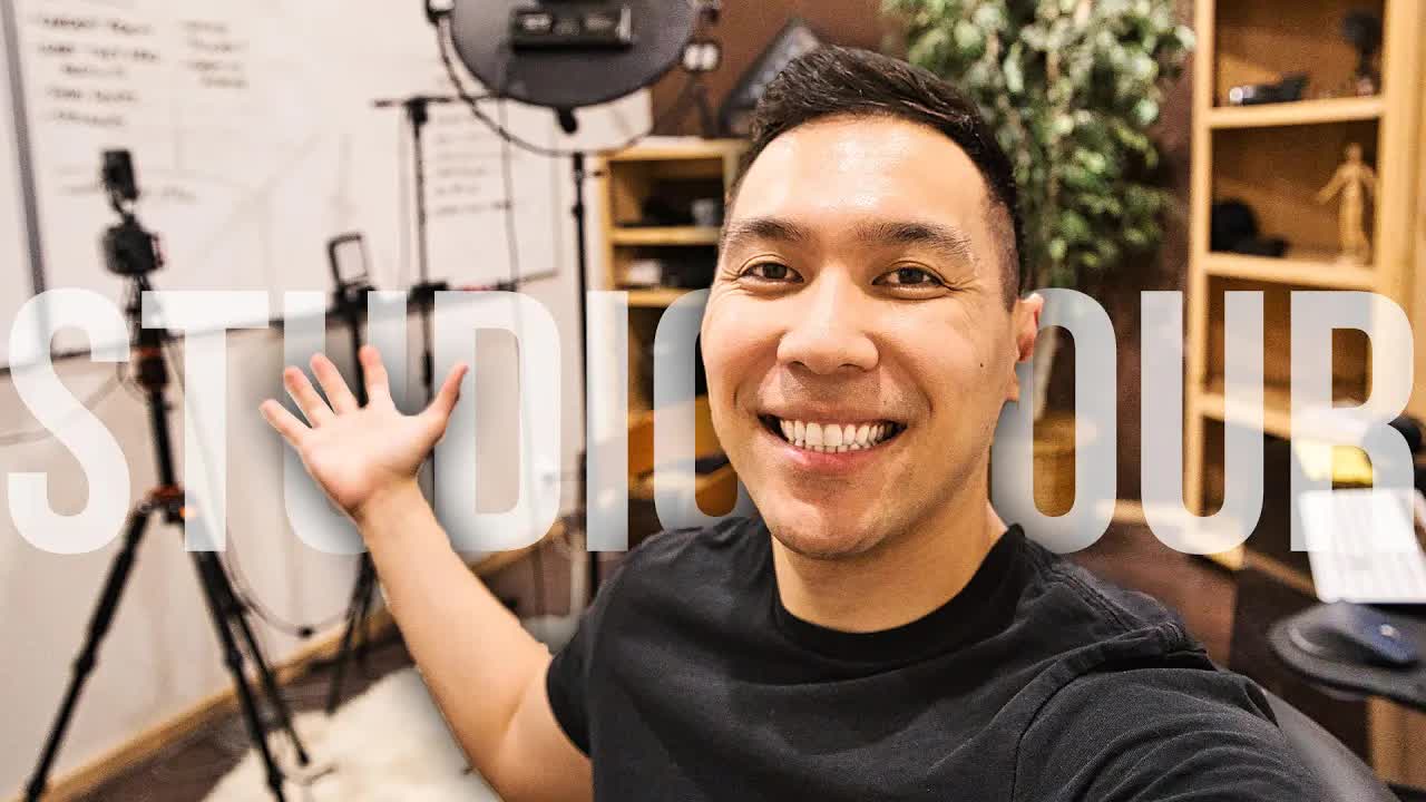 YouTube studio tour (how I make personal finance videos)
