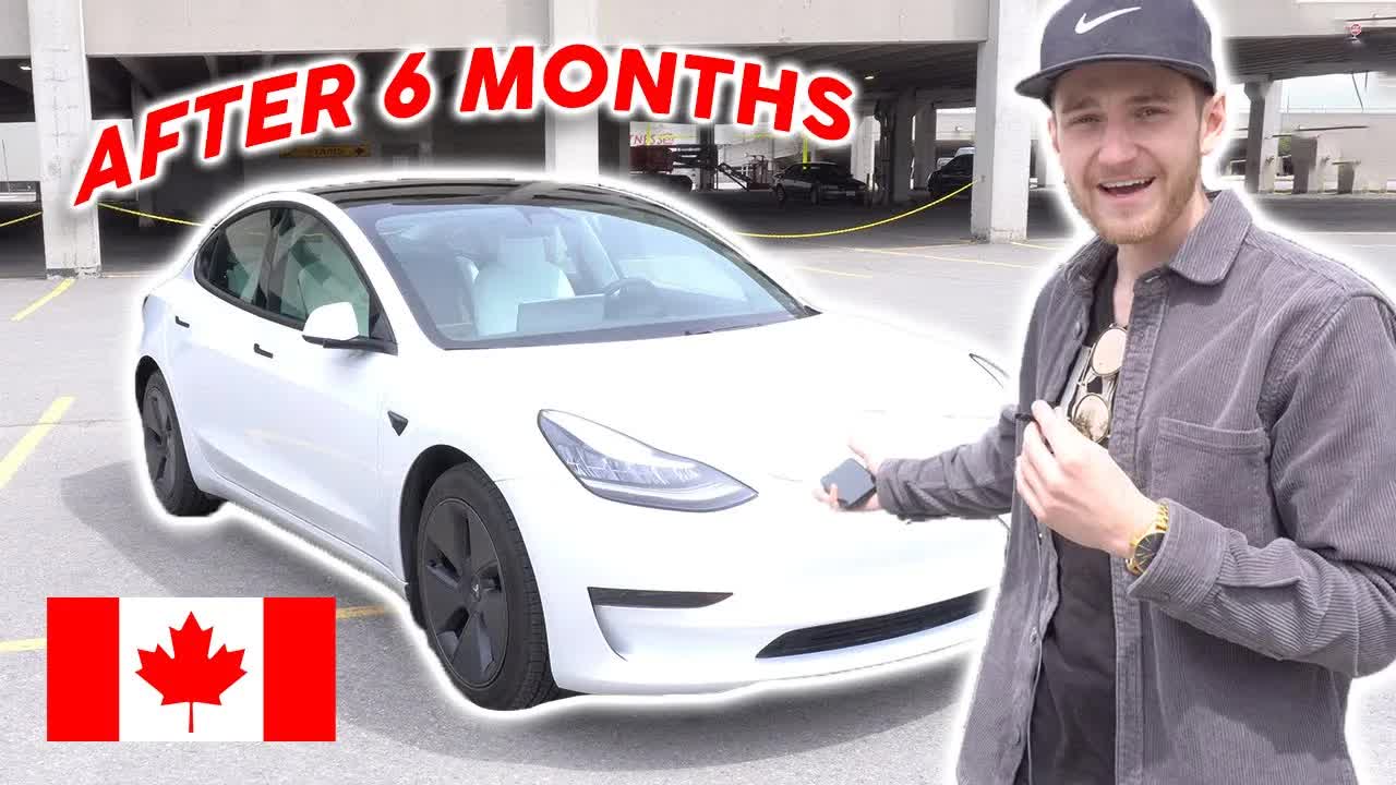 2021 Tesla Model 3 SR+ in Canada after 6 months | Cost breakdown