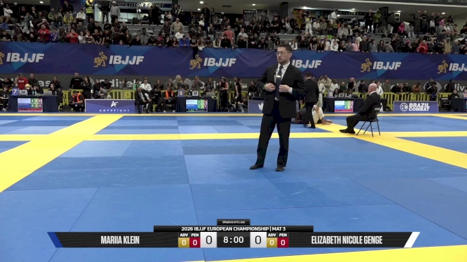Elizabeth Nicole Genge vs Mariia Klein 2026 European Jiu-Jitsu IBJJF ...