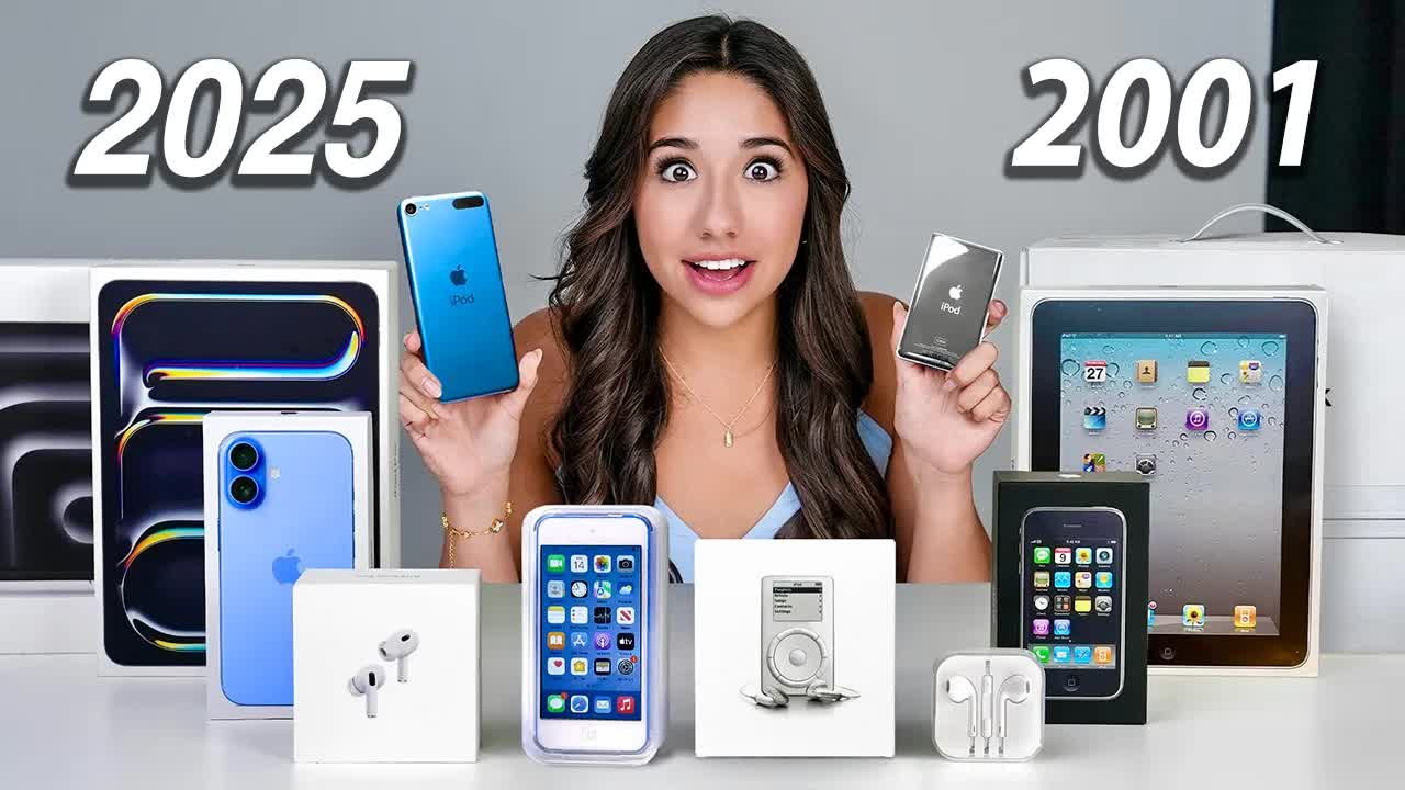 I bought the oldest vs newest Apple products