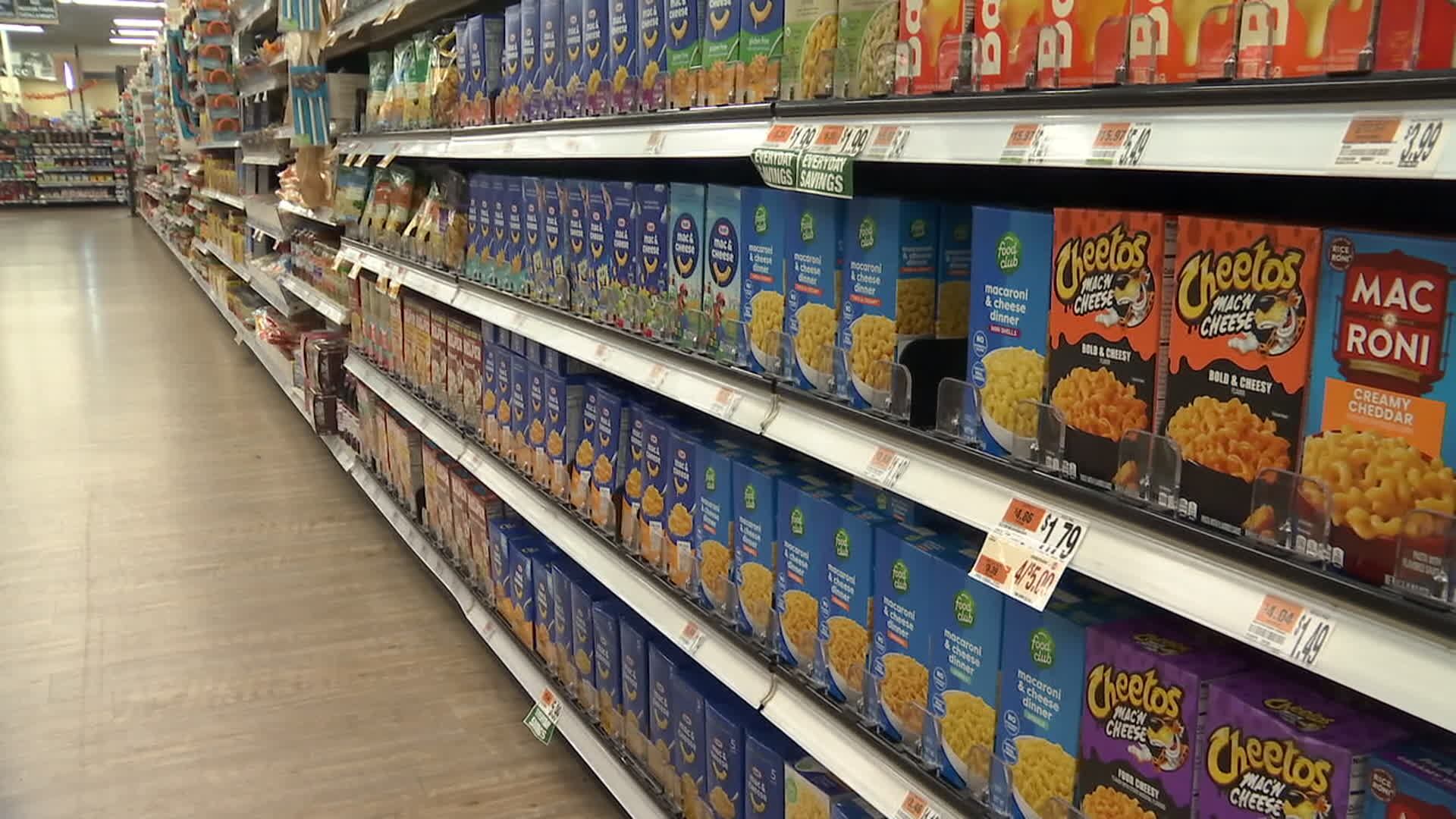 Shoppers stock up ahead of weekend arctic blast and snow