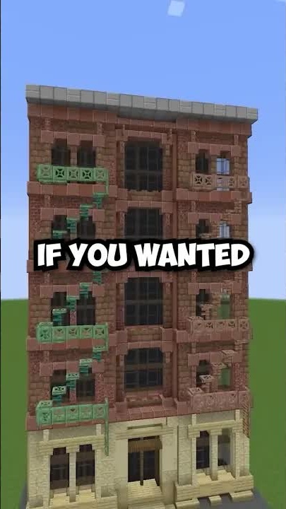 Minecraft fire escape build tutorial