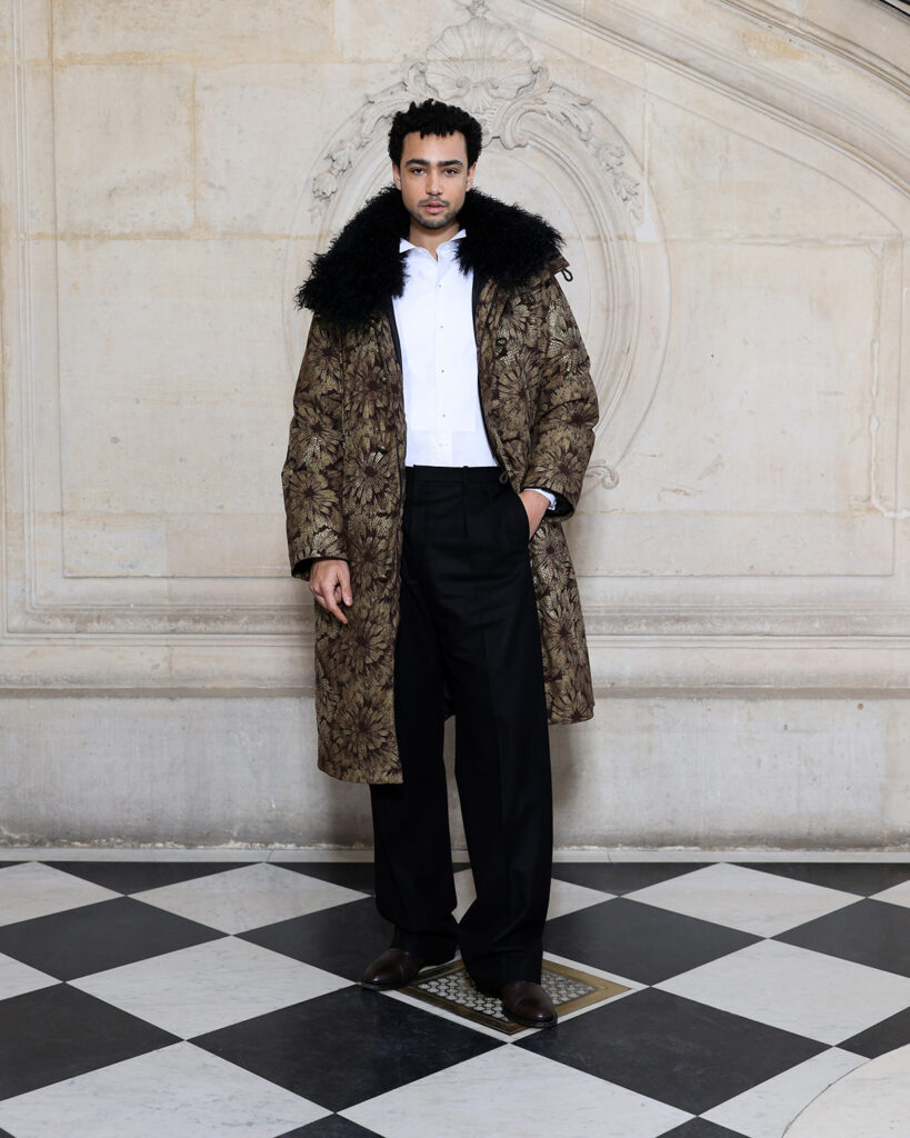 Front row at Dior fall 2026 men’s fashion week
