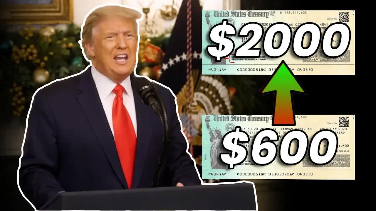 Trump blocks stimulus bill, demands $2000 stimulus checks