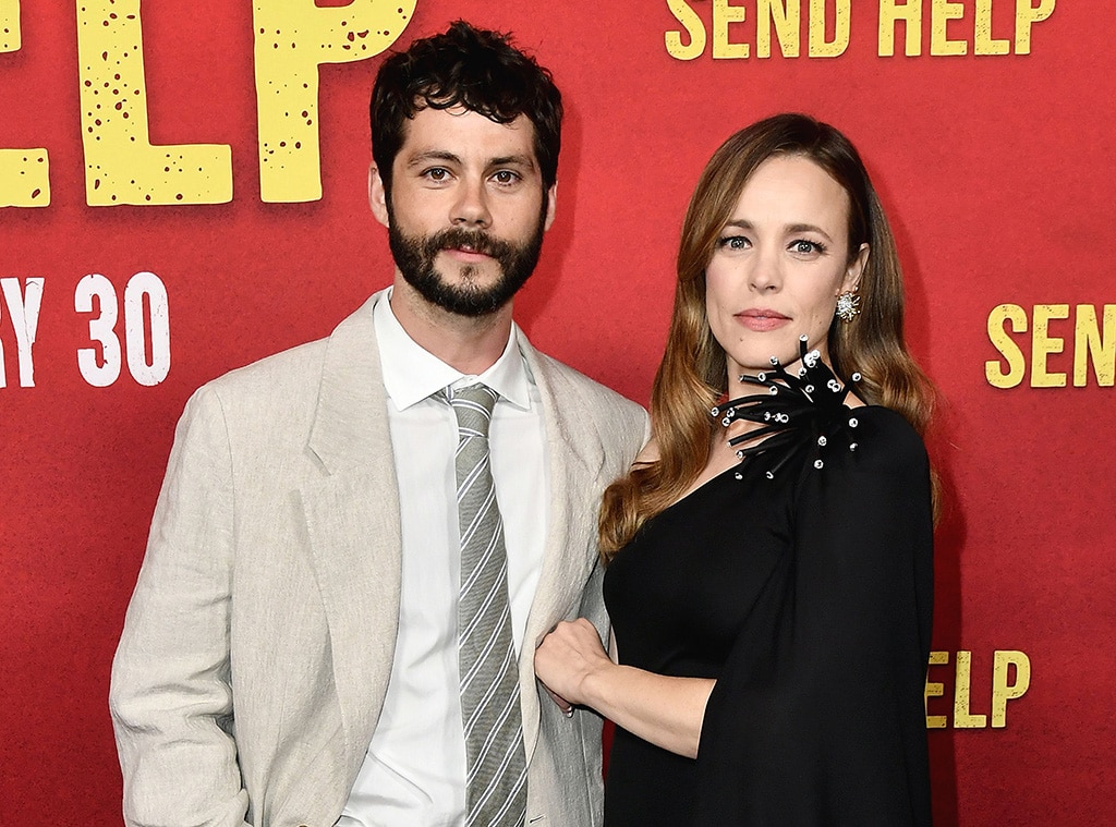 Rachel McAdams reacts to Send Help costar Dylan O'Brien's prior crush