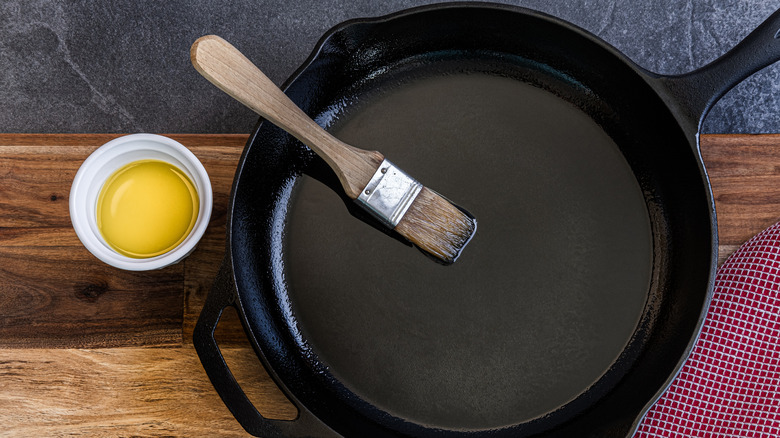 Forget cooking oil — season your cast iron with this instead