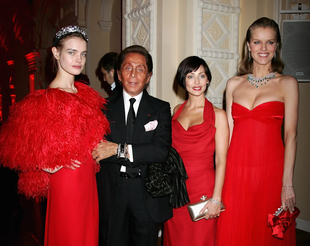How the late Valentino Garavani mastered the art of the brand color
