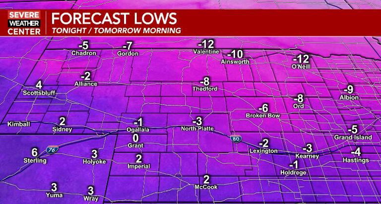 Winter turns dangerous: Bitter cold and snow slams Greater Nebraska
