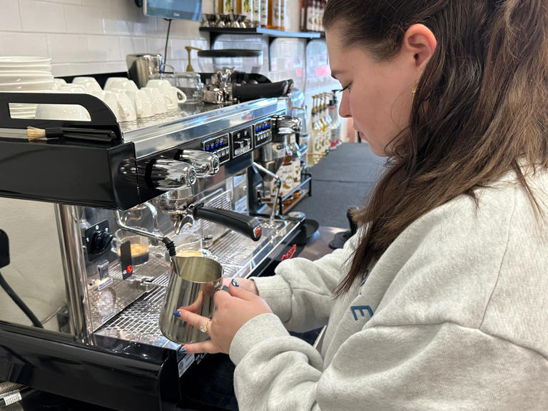 Destin's new crepe and coffee shop. It's Merveilleuse