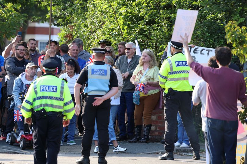 Asylum hotel protests had 'significant impact' on Merseyside Police