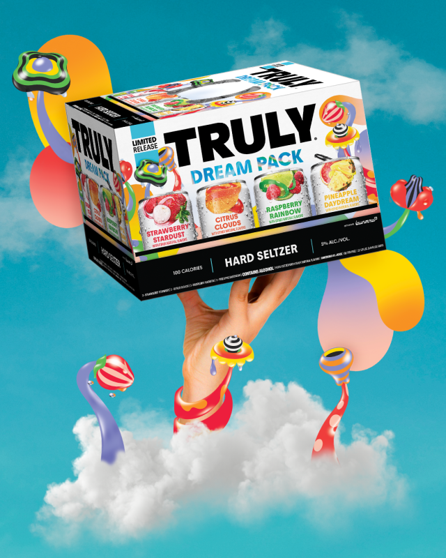 Truly launches limited-edition dream pack with 4 new hard seltzer flavors