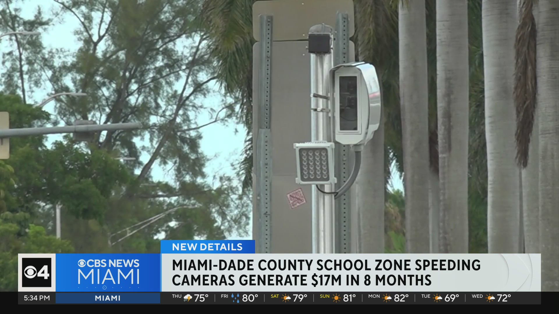 Miami-Dade County school zone speeding cameras generate $17 million in ...