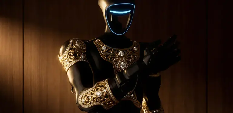 Caviar launches luxury humanoid robot dressed in gold