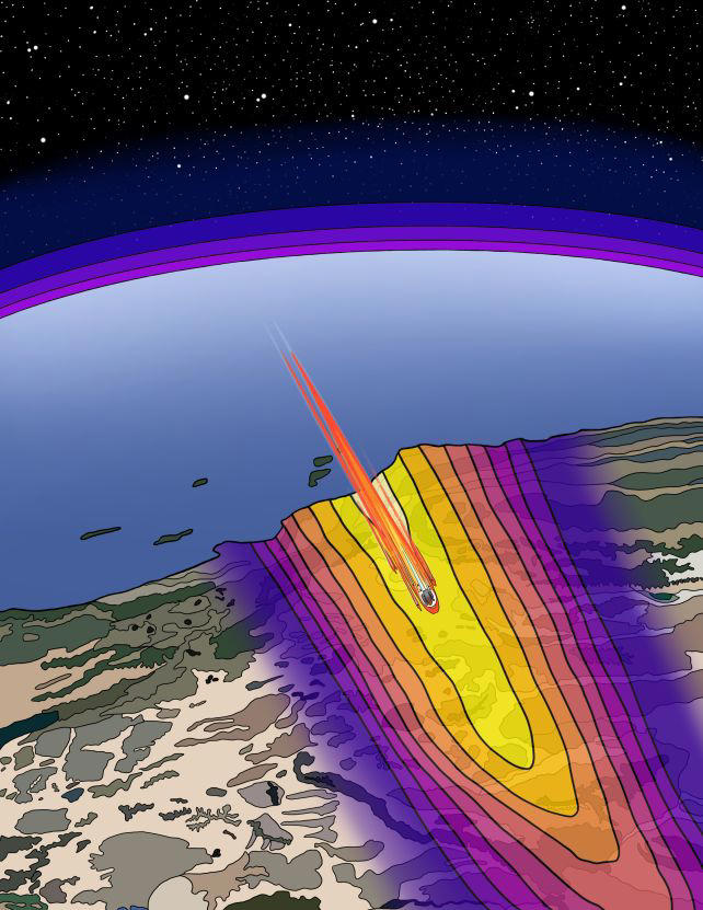 Earthquake sensors detect sonic booms from incoming space junk