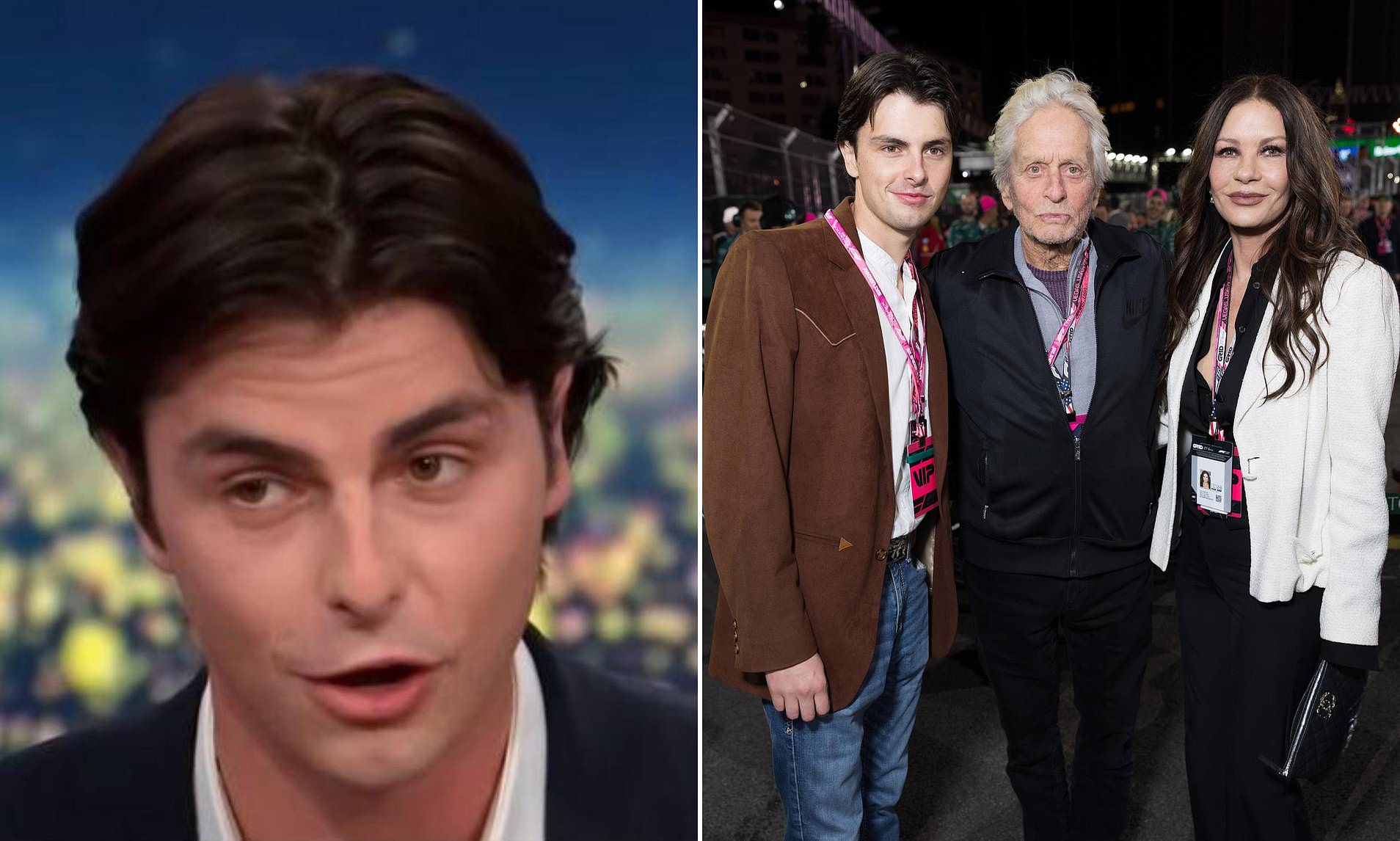 Michael Douglas and Catherine Zeta Jones's liberal nepo baby son is ...