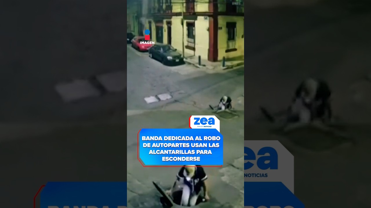 Banda dedicada al robo de autopartes usan las alcantarillas para ...