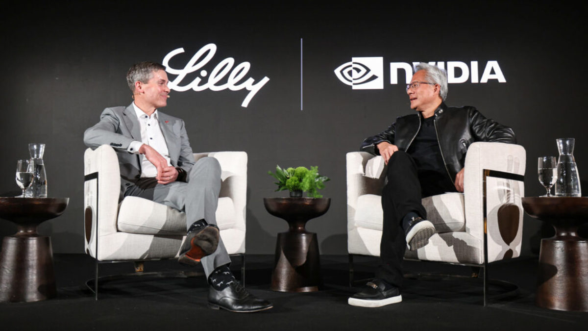 Nvidia CEO to Lilly CEO: You were running around the forest