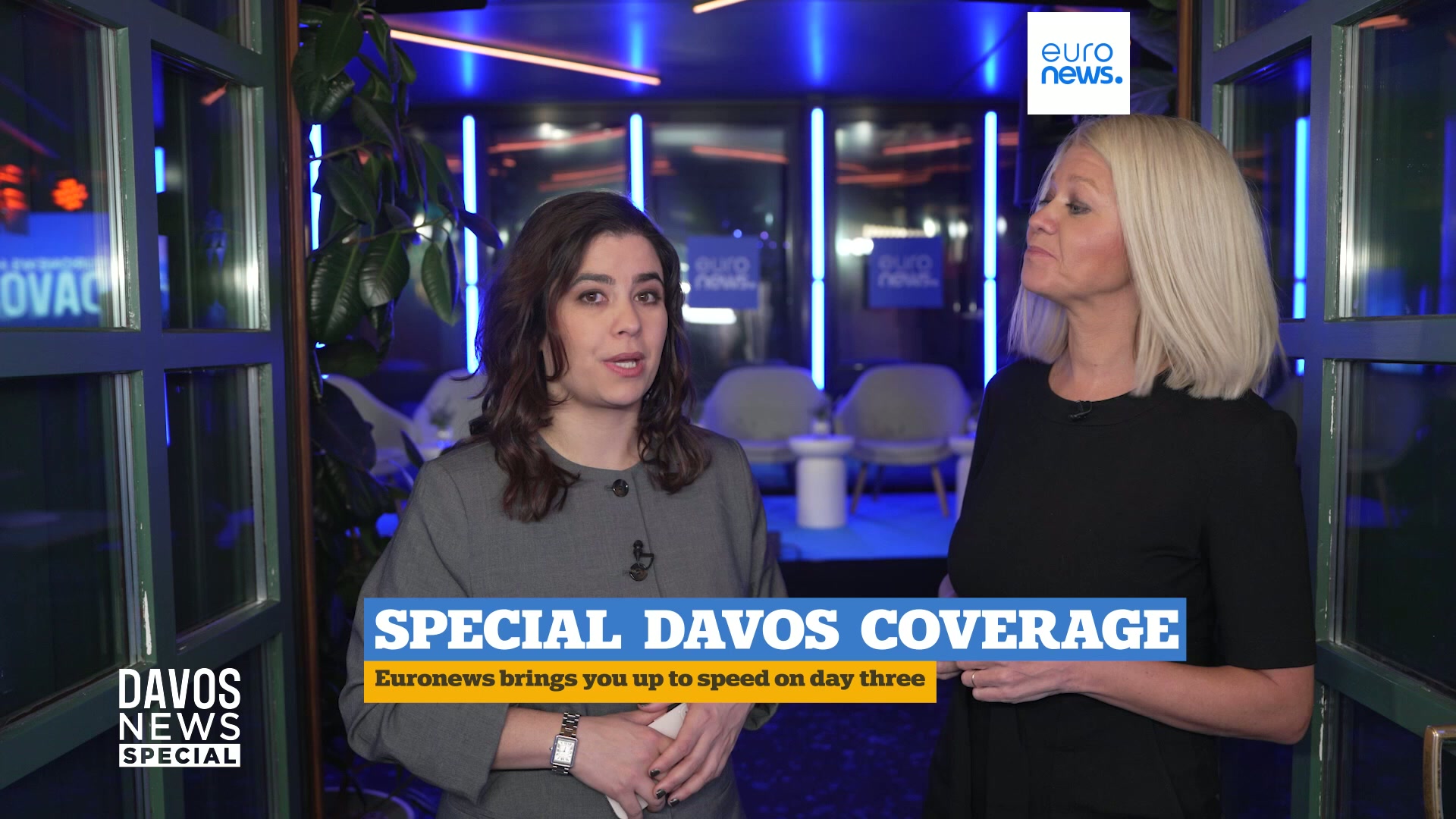 Zelenskyy takes the floor in Davos - All you need to know about day three