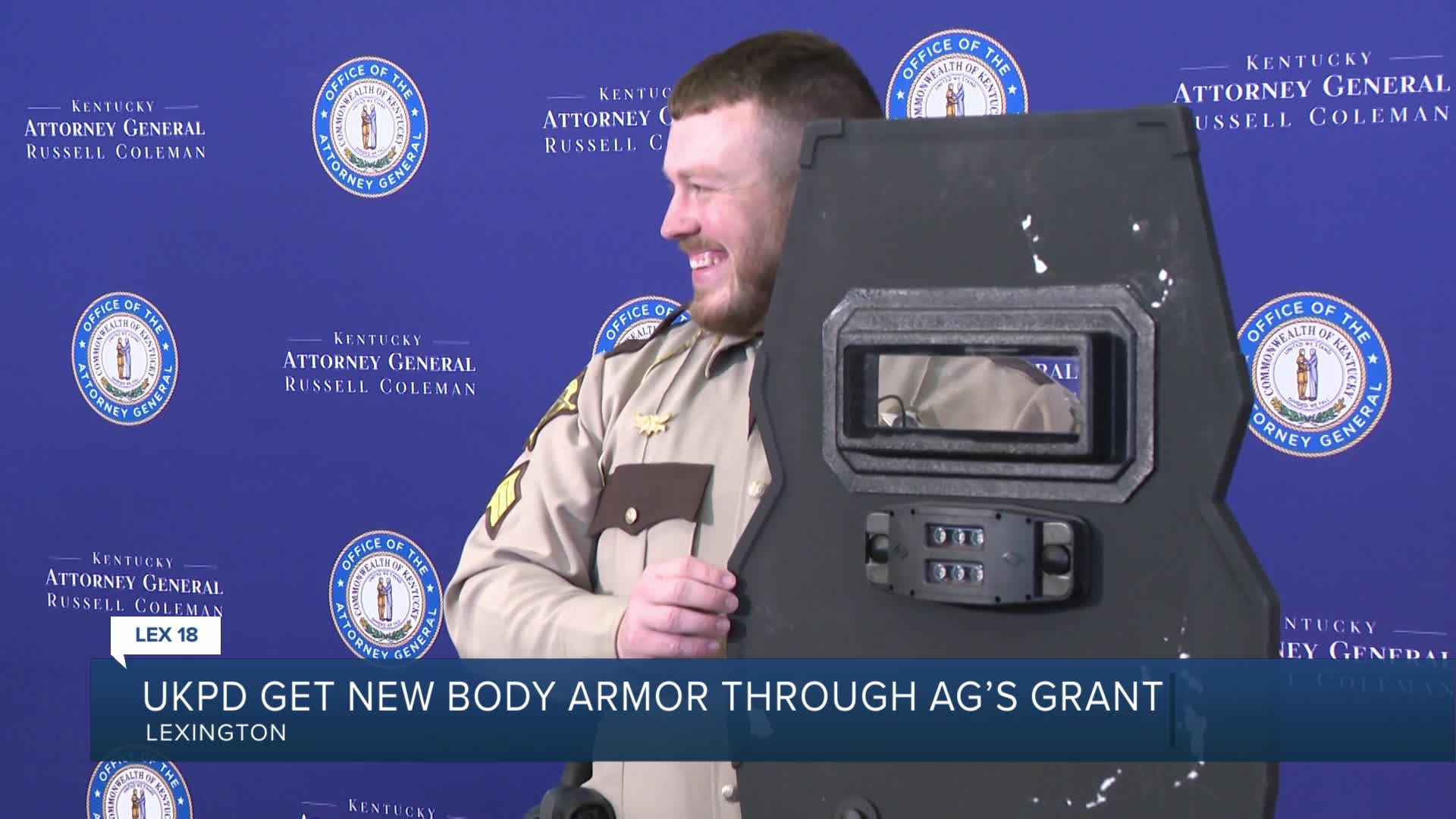 UKPD gets new body armor through AG's grant