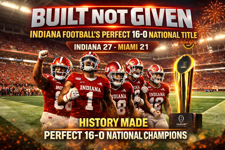 Built not given: Indiana football completes a perfect 16–0 season