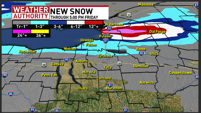 Alerts for lake effect snow, arctic cold first. Widespread snowstorm ...