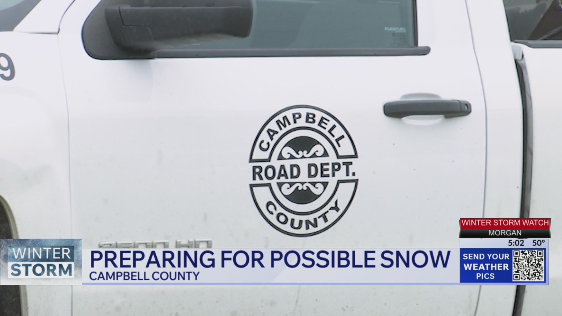 Campbell County road crews on standby as temperatures drop
