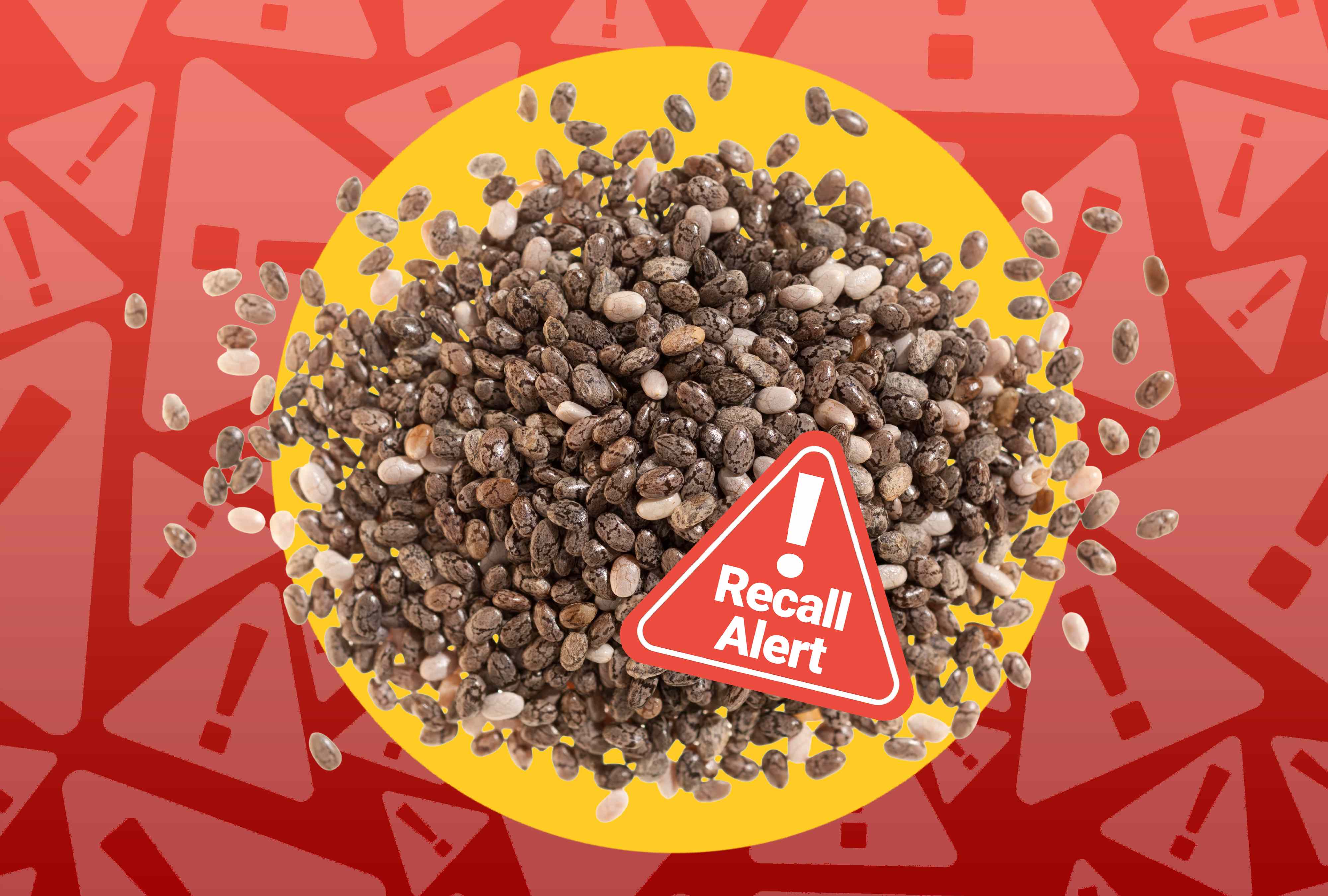 Chia seeds are being recalled in Canada due to salmonella contamination