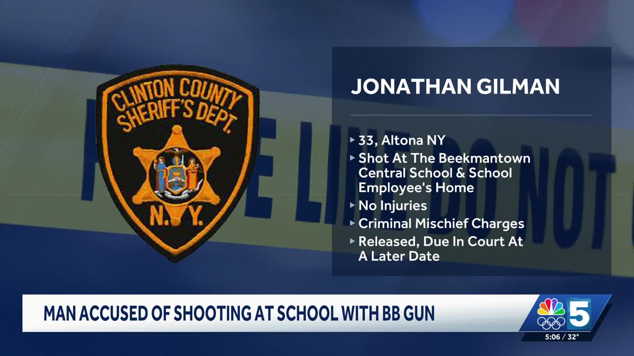 Man charged for shooting BB gun at North Country middle school, police say