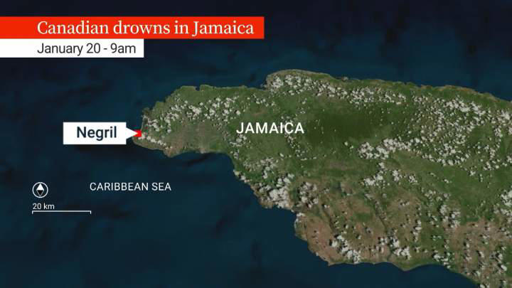 Calgary man drowns while on vacation in Jamaica