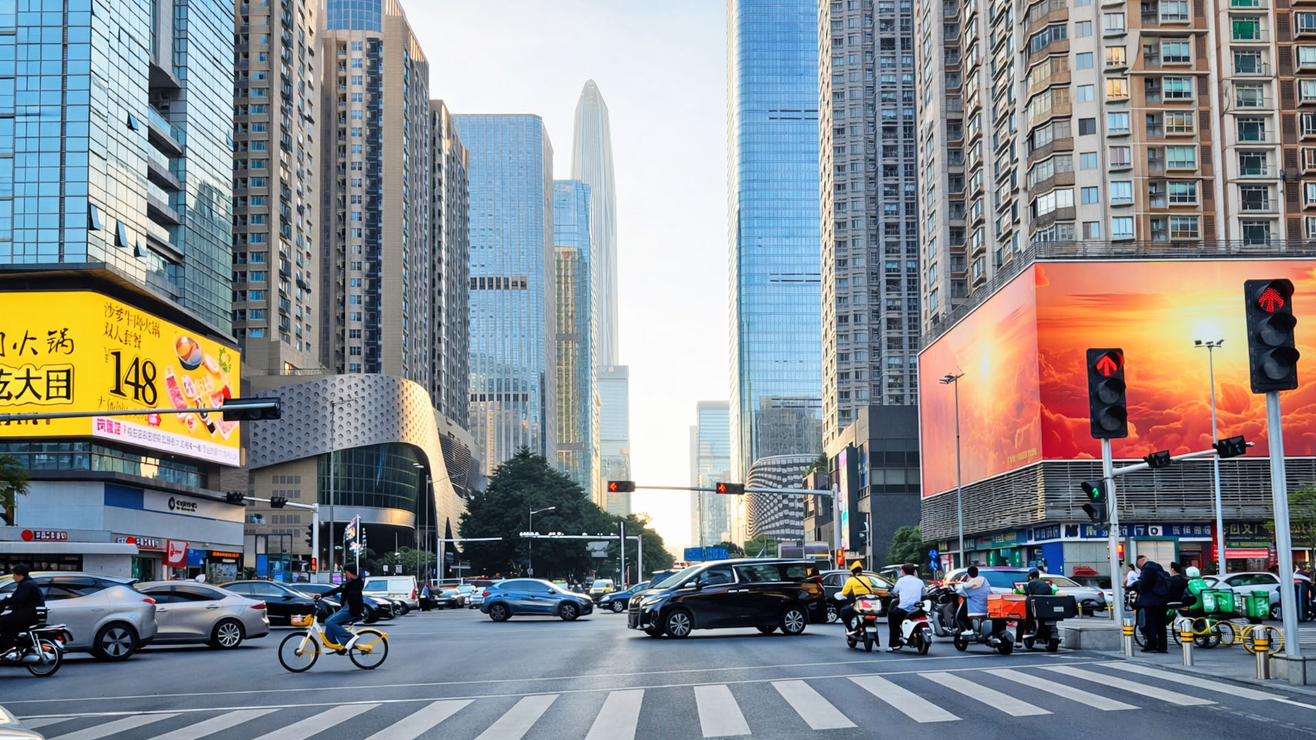 ถนนสายอนาคตใจกลางเซินเจิ้น