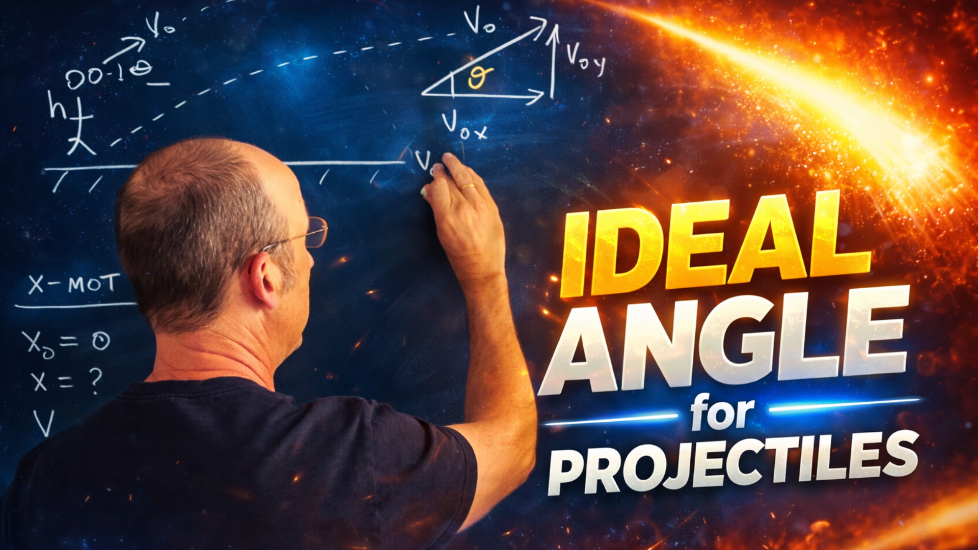 Optimal launch angle in projectile motion explained