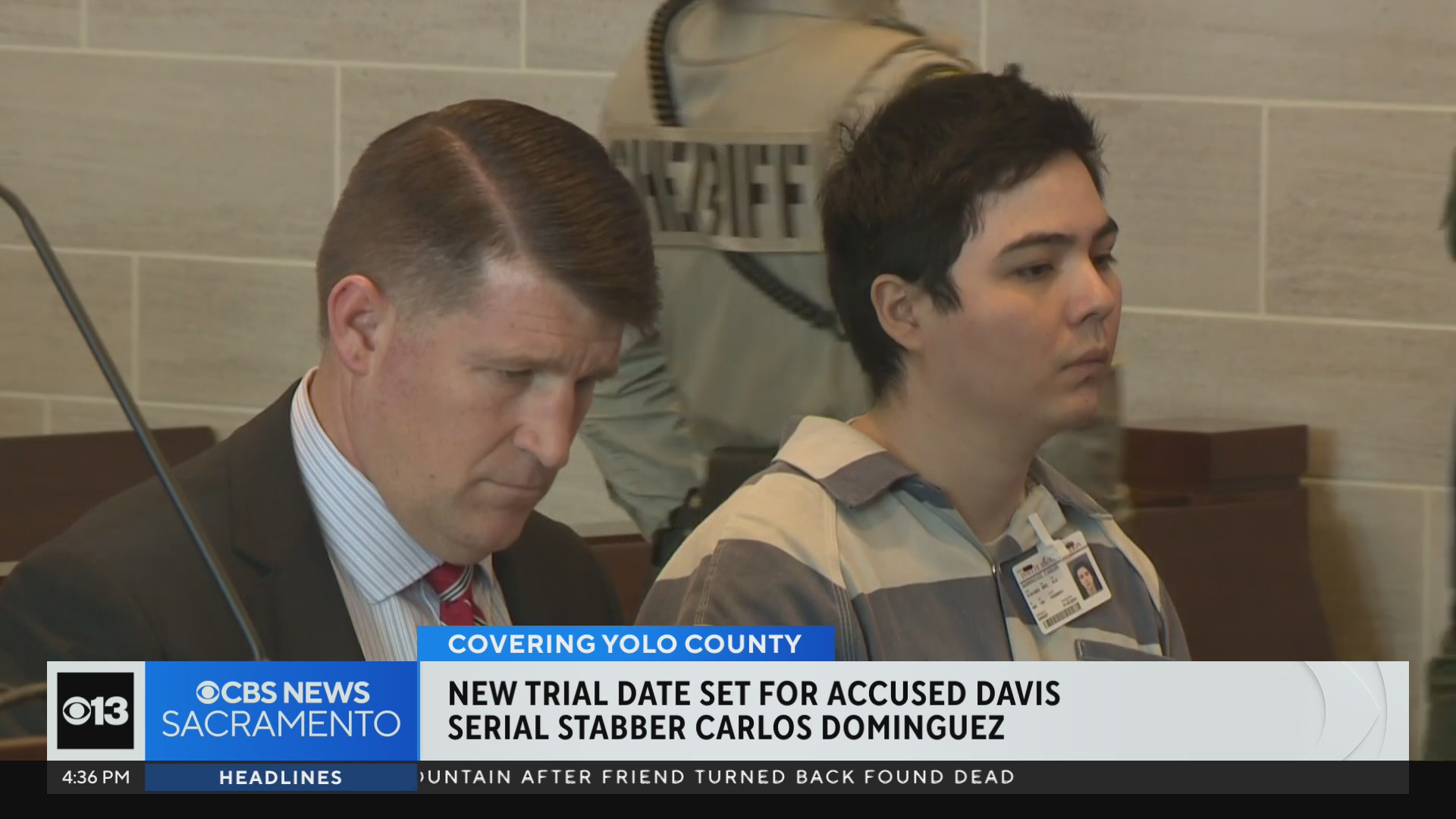 New trial date set for accused Davis serial stabber Carlos Dominiguez