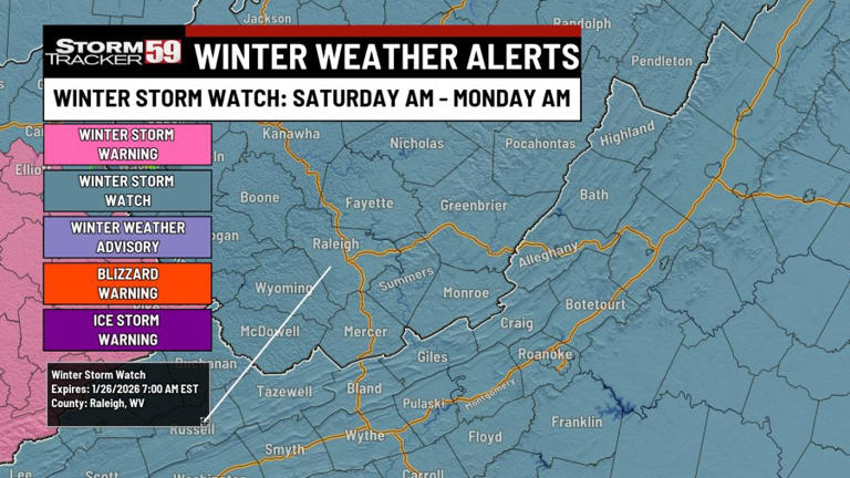 Winter storm targets West Virginia – the latest on what to expect