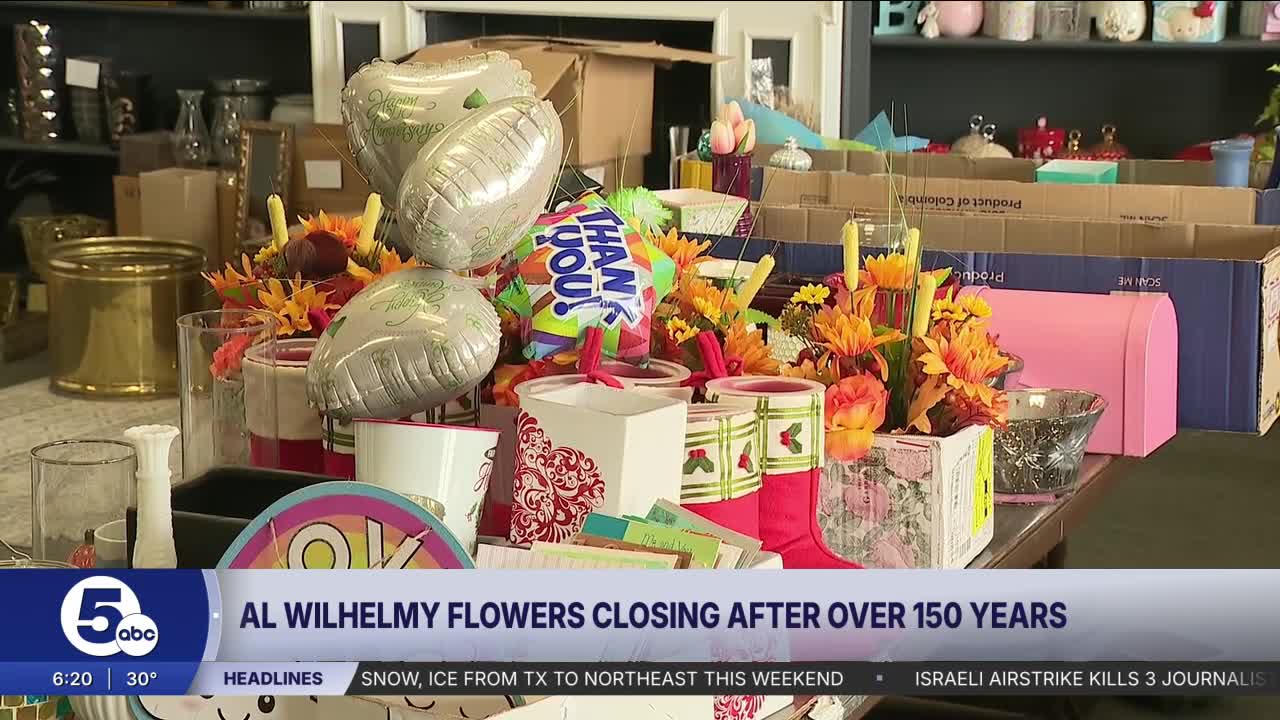 Cleveland flower shop closing after 150 years