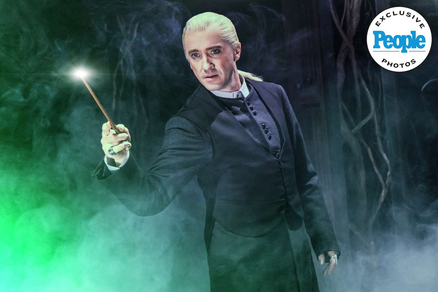 Tom Felton makes magic in new production photos from Broadway's "Harry ...