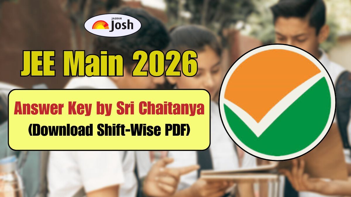 JEE Main 2026 answer key by Sri Chaitanya: Download shift 1 and 2 ...