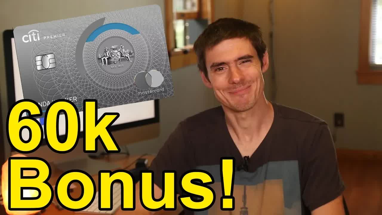 New Citi Premier 60k welcome bonus!