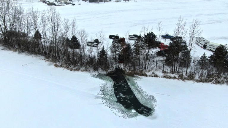 5-year-old killed after UTV falls through ice near Portland