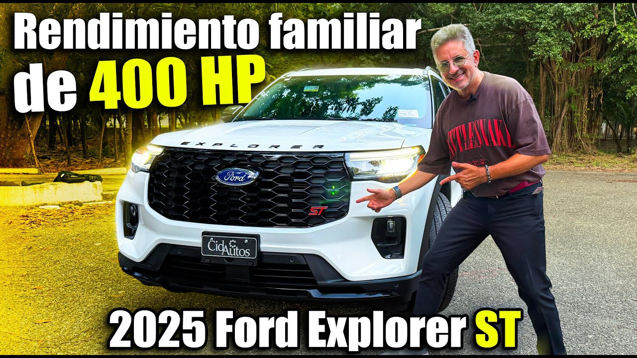 2025 Ford Explorer ST • Mejor SUV mediano ¡Sorprendente! Es más ...