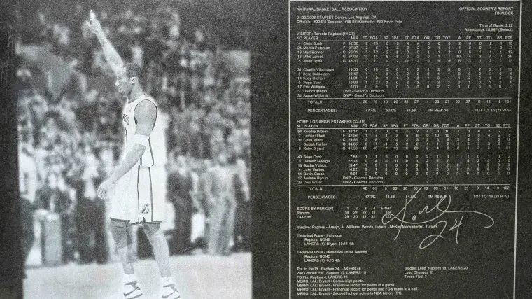6 crazy details you missed from Kobe Bryant's 81-point game box score