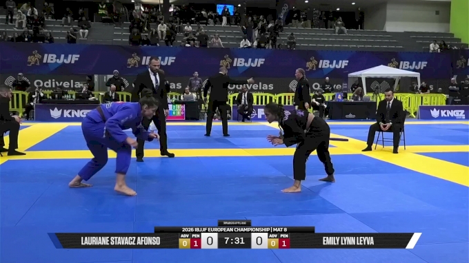 Emily Lynn Leyva vs Lauriane Stavacz Afonso 2026 European Jiu-Jitsu ...