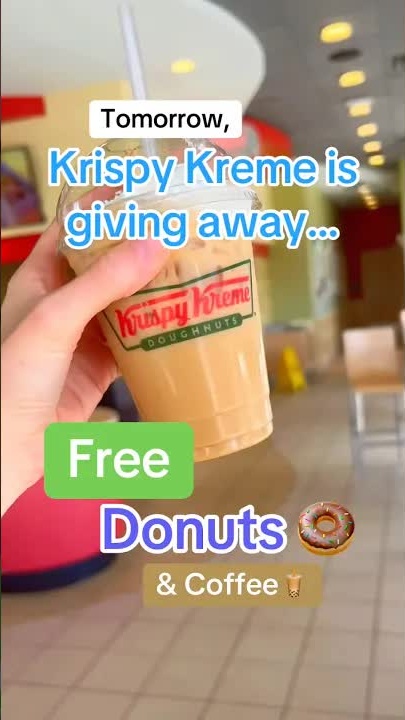 Free Krispy Kreme donuts and coffee for National Coffee Day