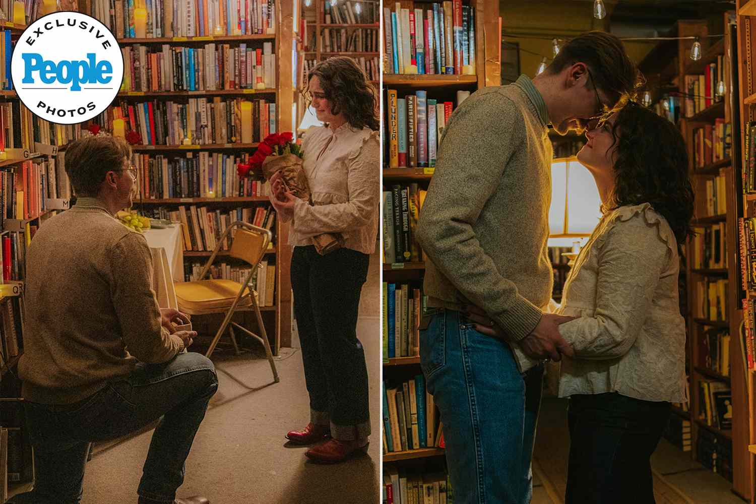 Couple goes viral for their quiet bookstore proposal: 'Could not have ...