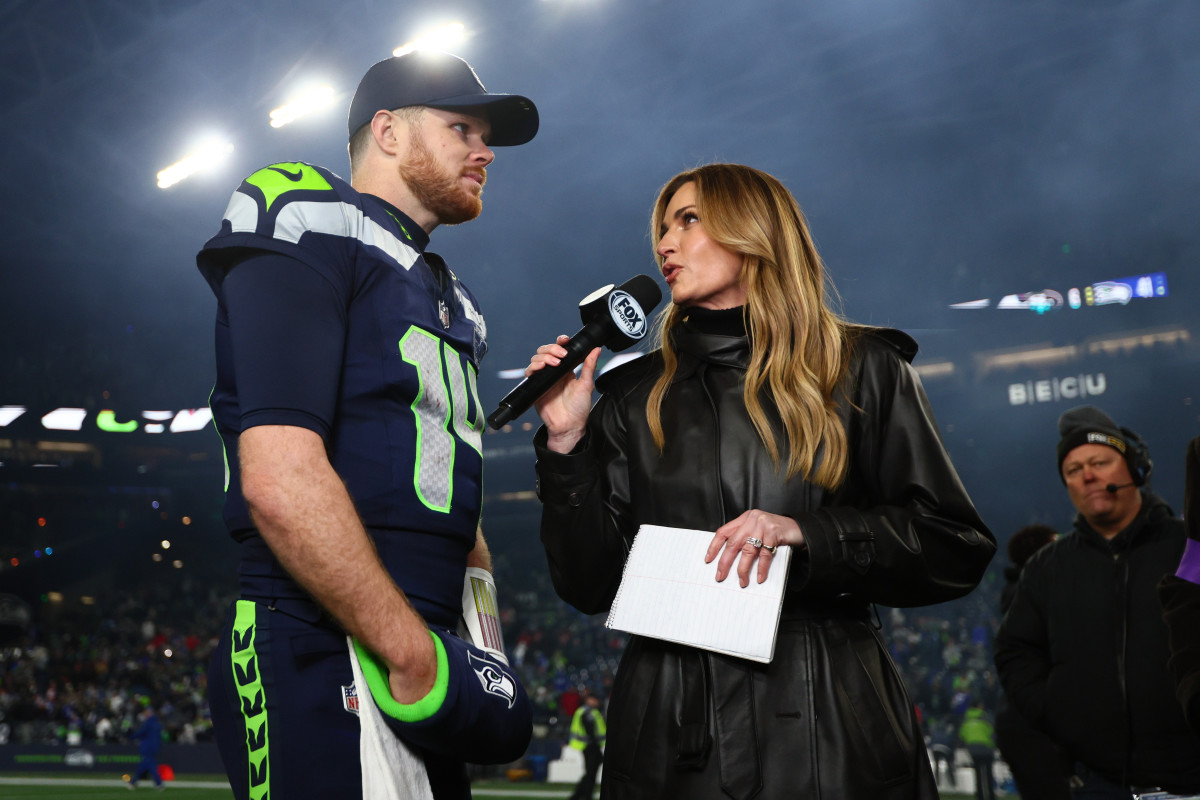 Erin Andrews admits her one regret from iconic NFL postgame interview