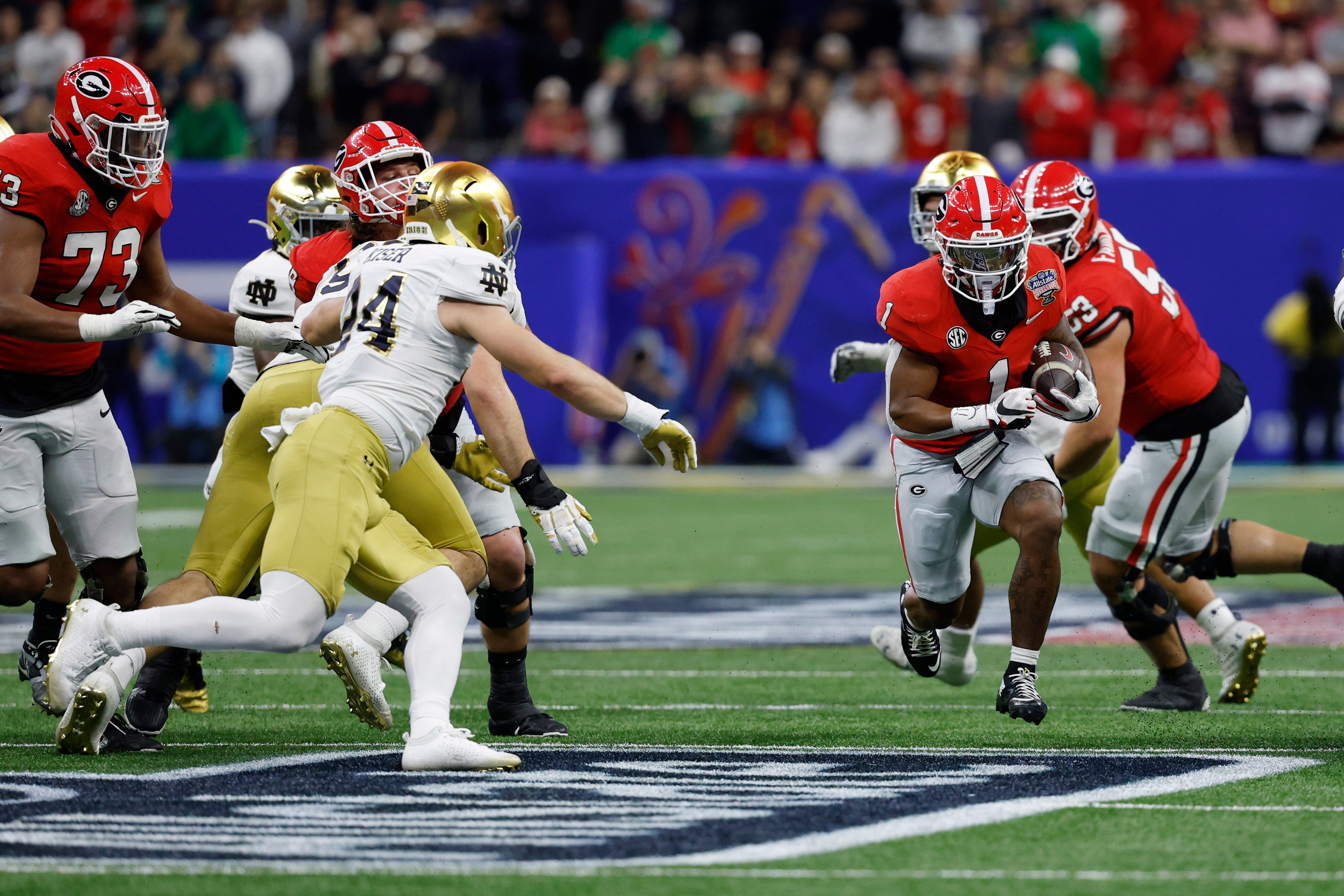 Georgia football makes move on 4-star Notre Dame commit